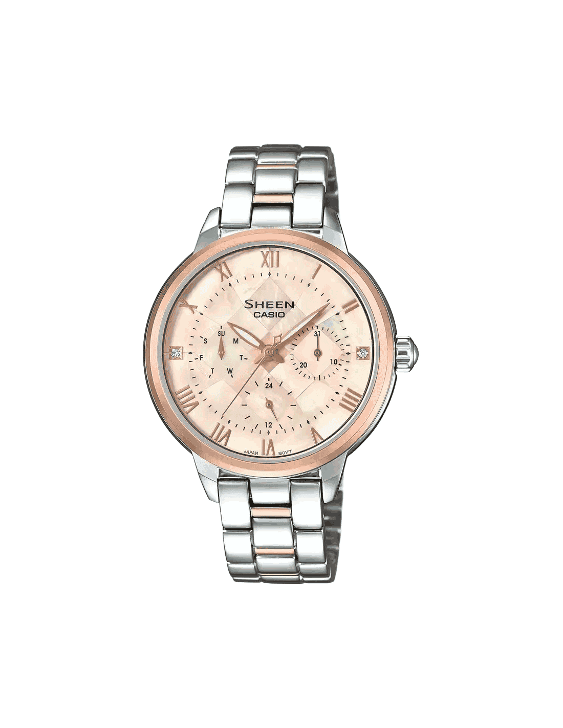 Buy Casio SX193 SHE-3055SPG-4AUDR Sheen Watch in India I Swiss Time...