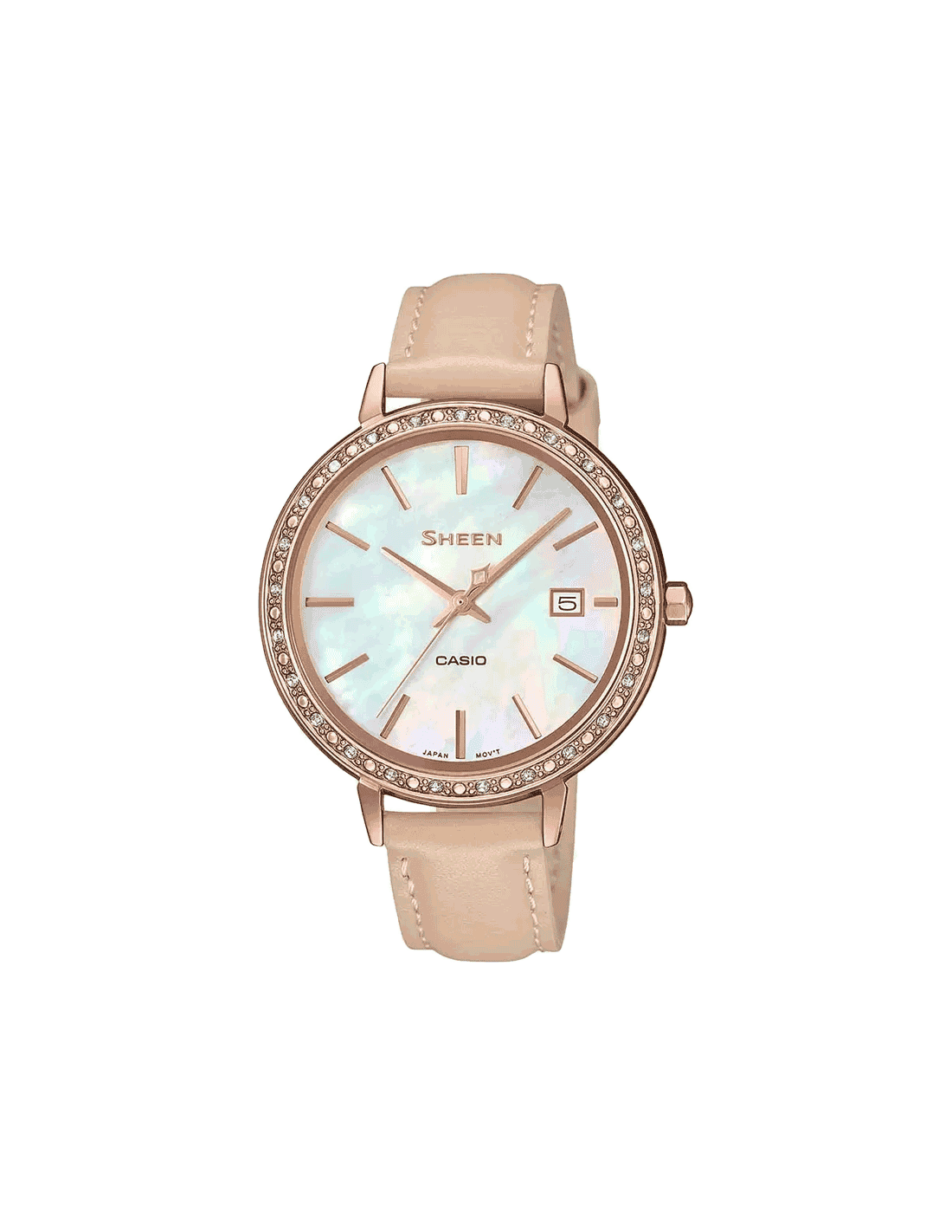 Buy Casio SX246 SHE-4052PGL-7BUDF Sheen Watch in India I Swiss Time...