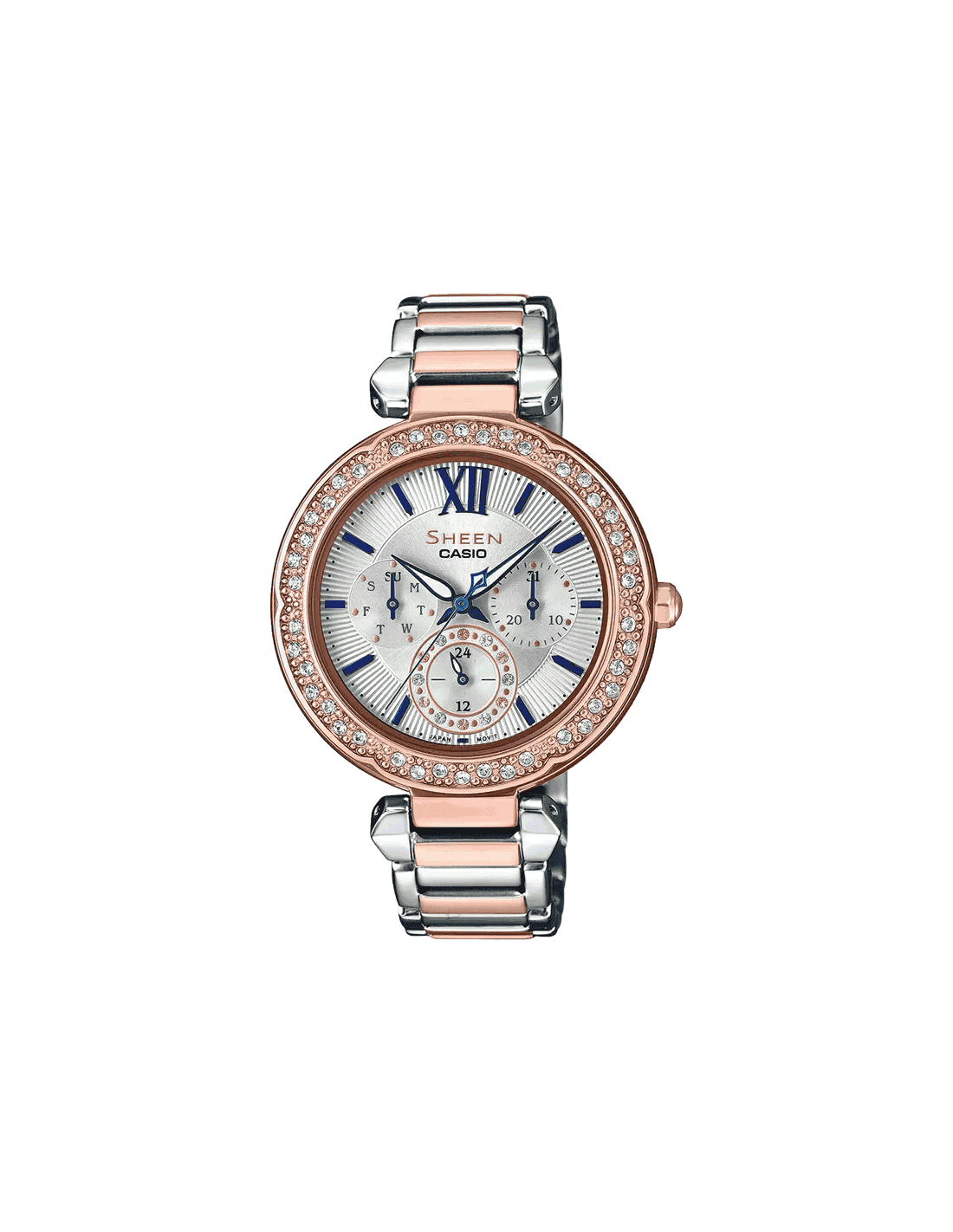 Buy Casio SX228 SHE-3061SPG-7BUDF Sheen Watch in India I Swiss Time...