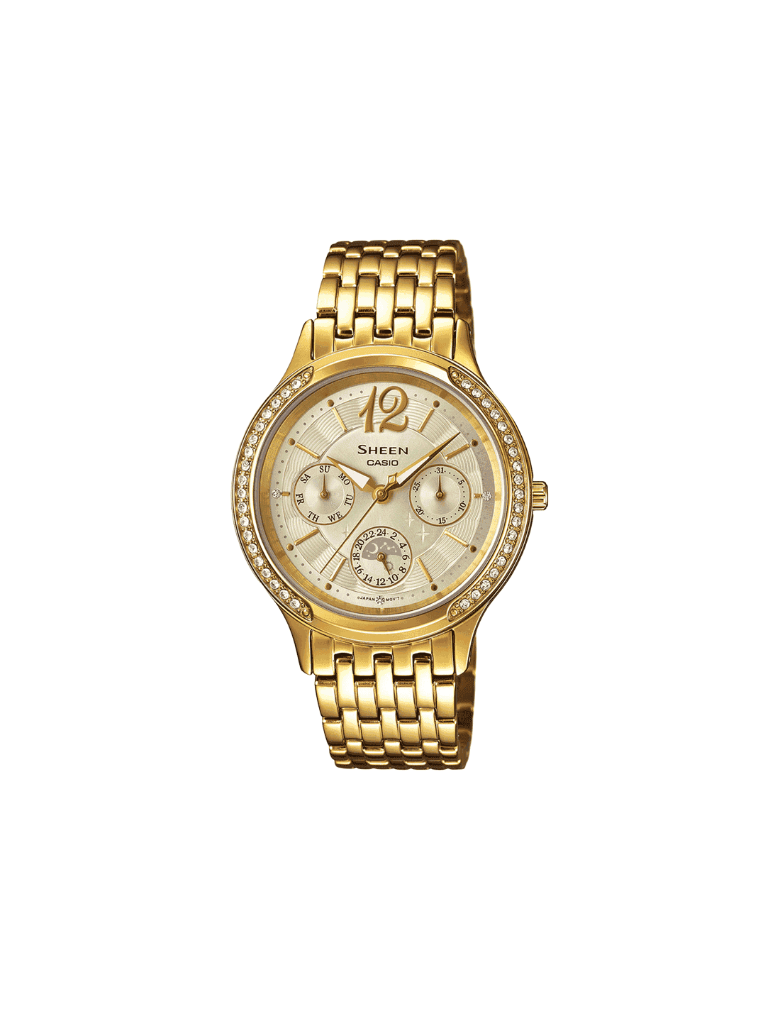 Buy Casio SX112 SHE-3030BGD-9AUDR Sheen Watch in India I Swiss Time...