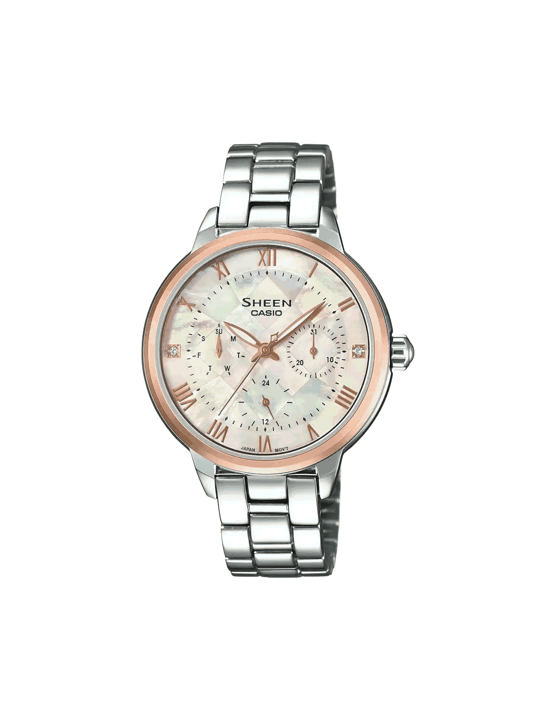 Buy Casio SX192 SHE-3055SG-7AUDR Sheen Watch in India I Swiss Time ...