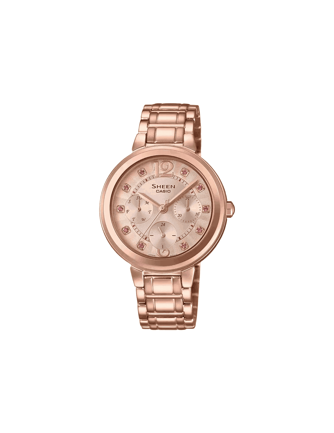 Buy Casio SX249 SHE-3048PG-4BUDR Sheen Watch in India I Swiss Time ...