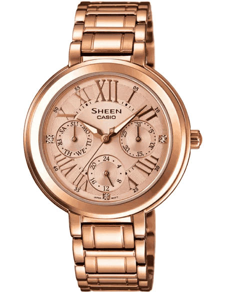 Buy Casio SX124 SHE-3034PG-9AUDR Sheen Watch in India I Swiss Time ...