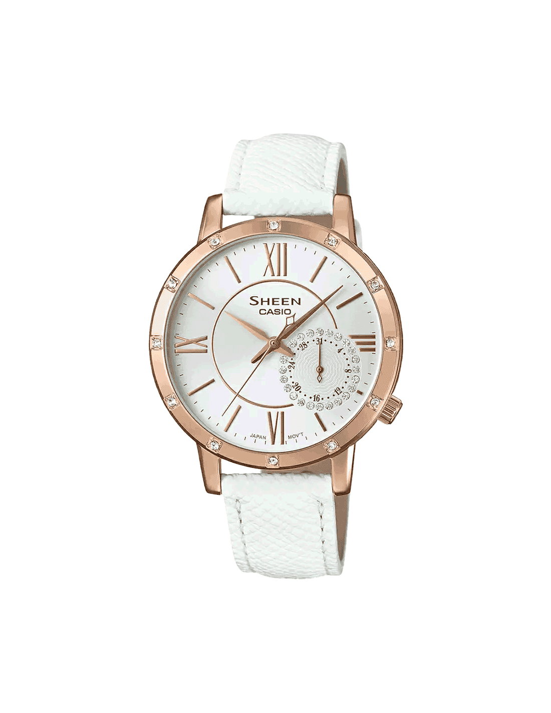 Buy Casio SX164 SHE-3046GLP-7AUDR Sheen Watch in India I Swiss Time...