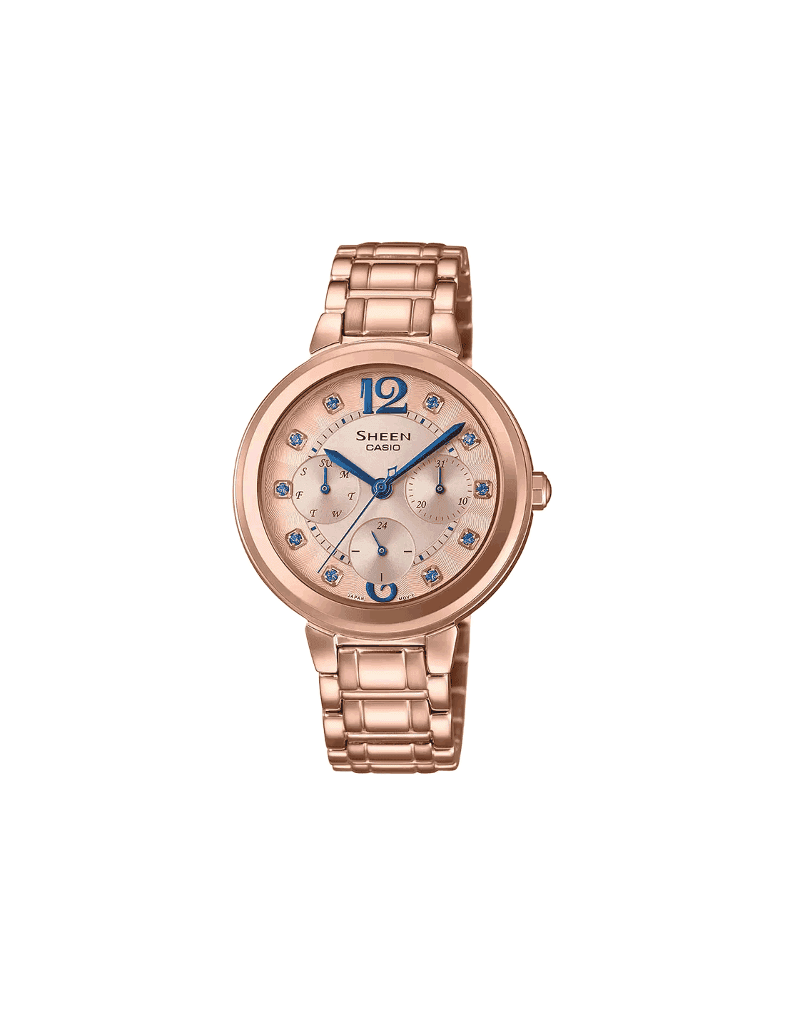 Buy Casio SX250 SHE-3048PG-7BUDR Sheen Watch in India I Swiss Time ...