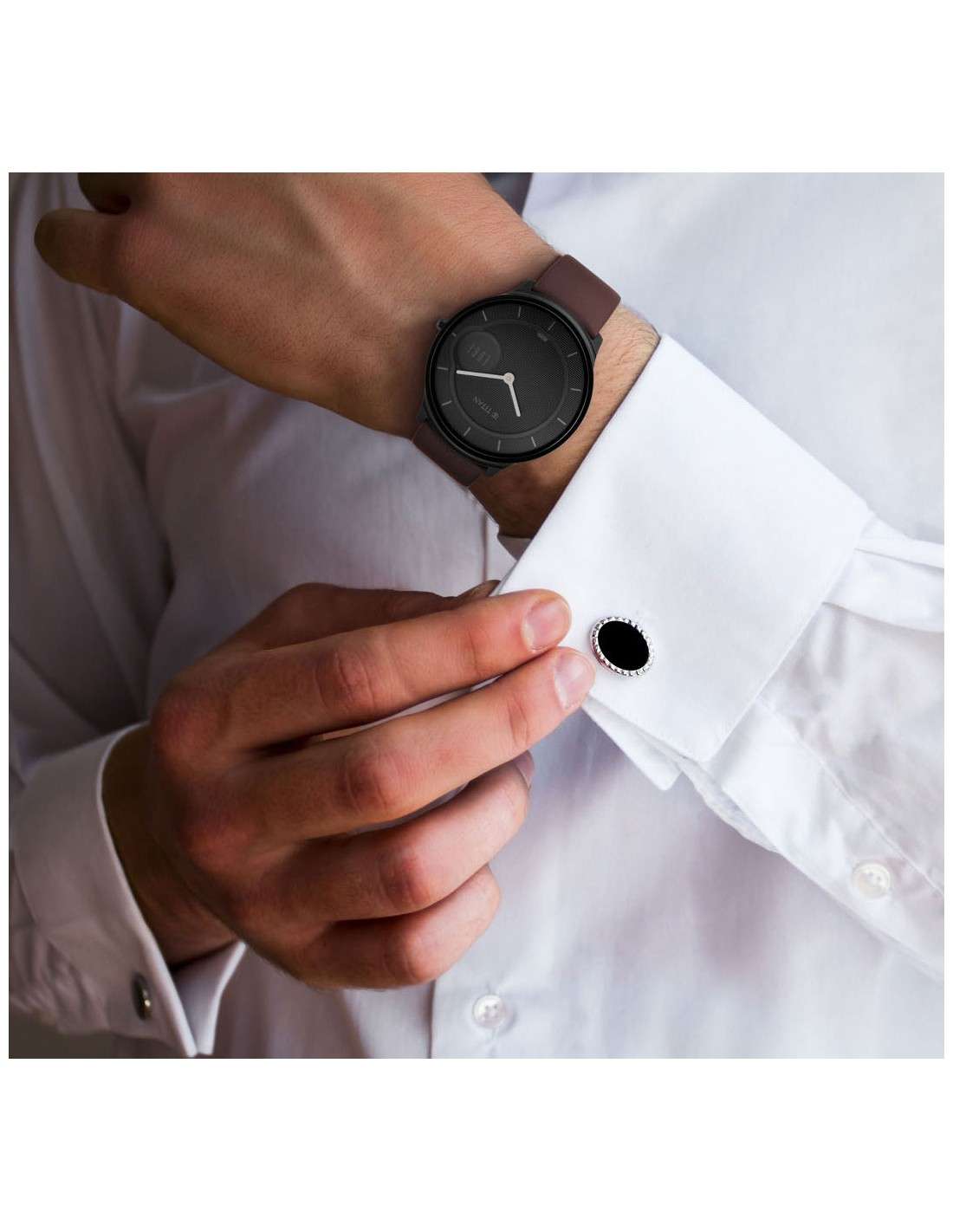 Buy Titan 1843NL01 Watch in India I Swiss Time House