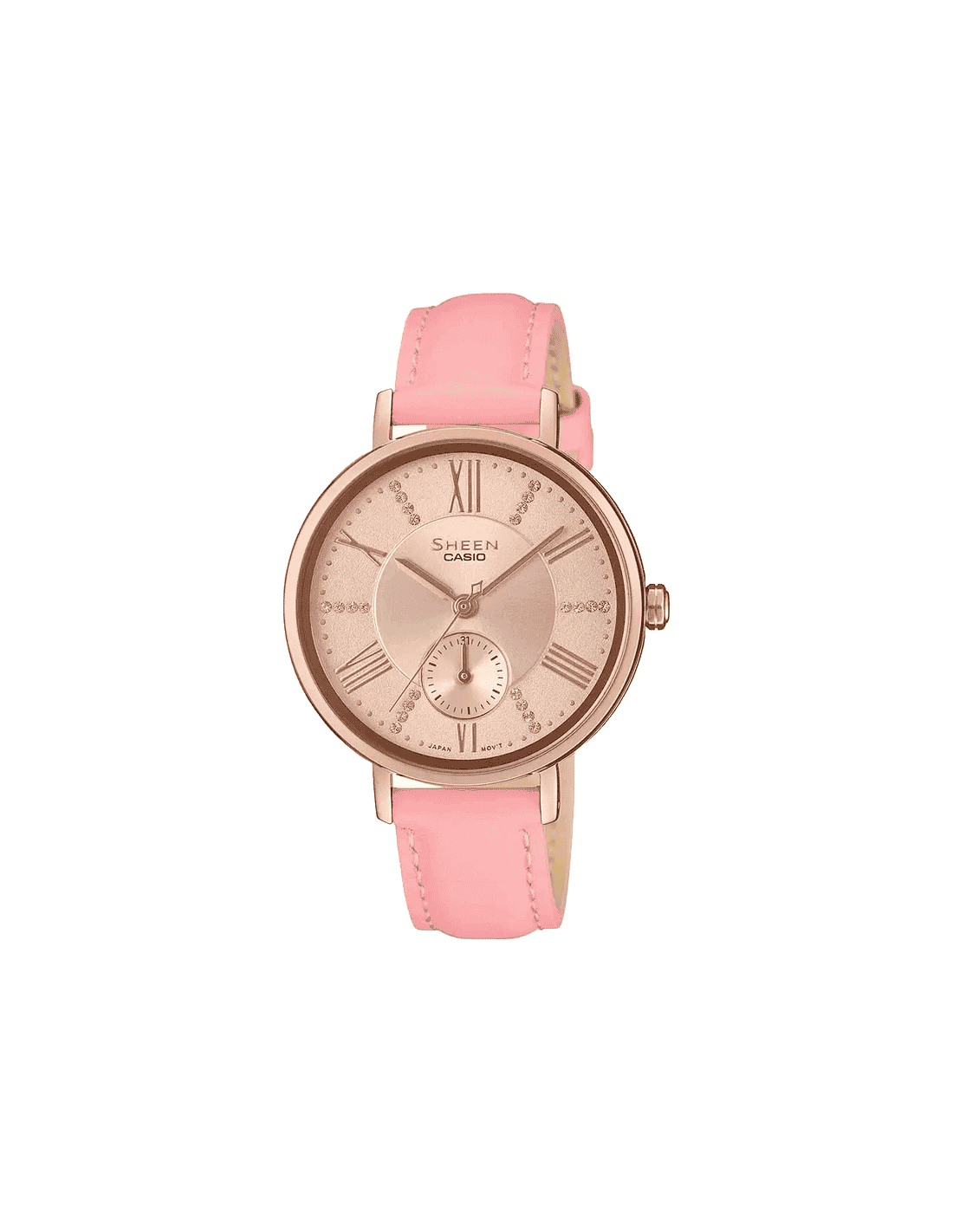 Buy Casio SX239 SHE-3066PGL-4AUDF Sheen Watch in India I Swiss Time...