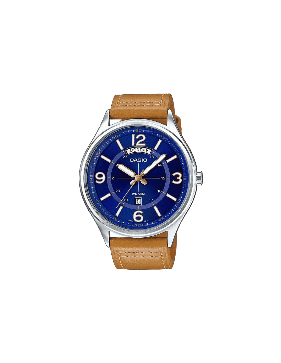 Buy Casio A1241 MTP-E129L-2B2VDF Enticer Men Watch in India I Swiss...