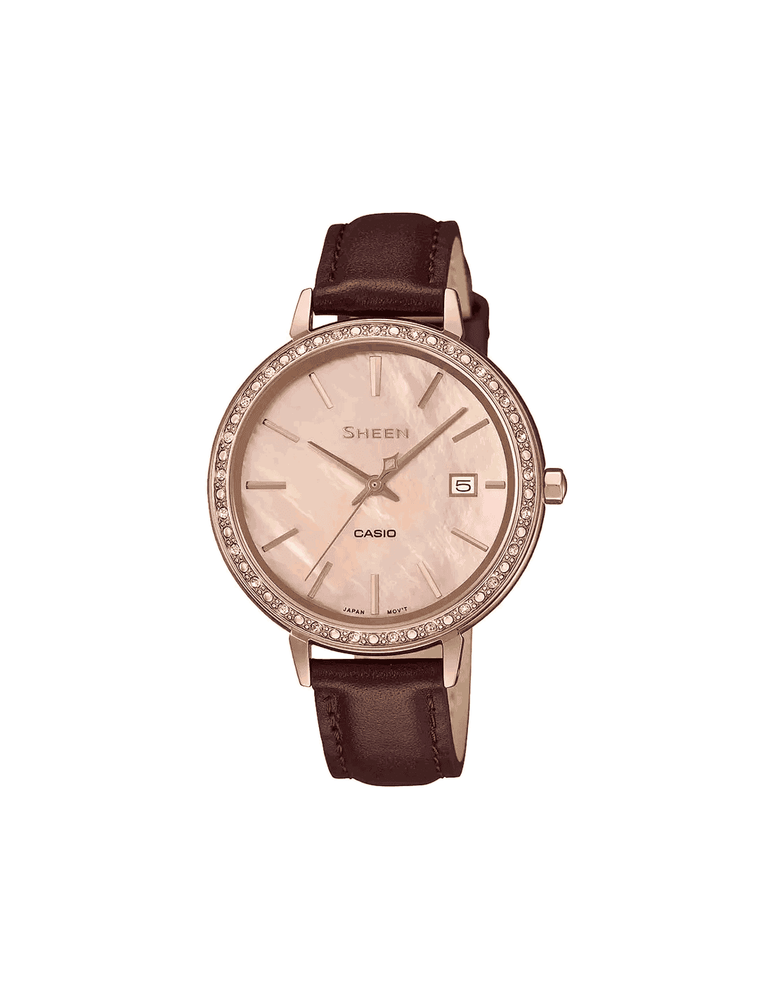 Buy Casio SX244 SHE-4052PGL-4AUDF Sheen Watch in India I Swiss Time...