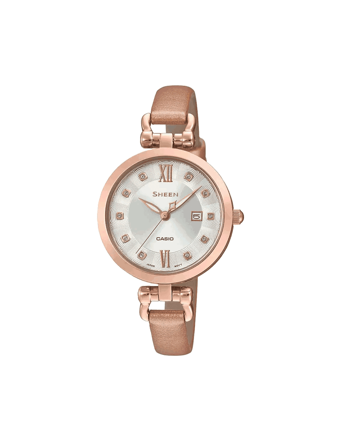 Buy Casio SX259 SHE-4055PGL-7BUDF Sheen Watch in India I Swiss Time...