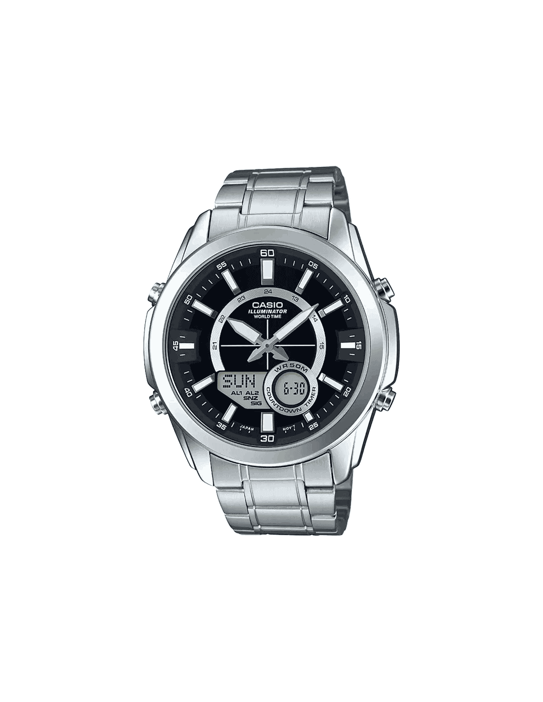 Buy Casio A1216 AMW-810D-1AVDF Enticer Men Watch in India I Swiss T...