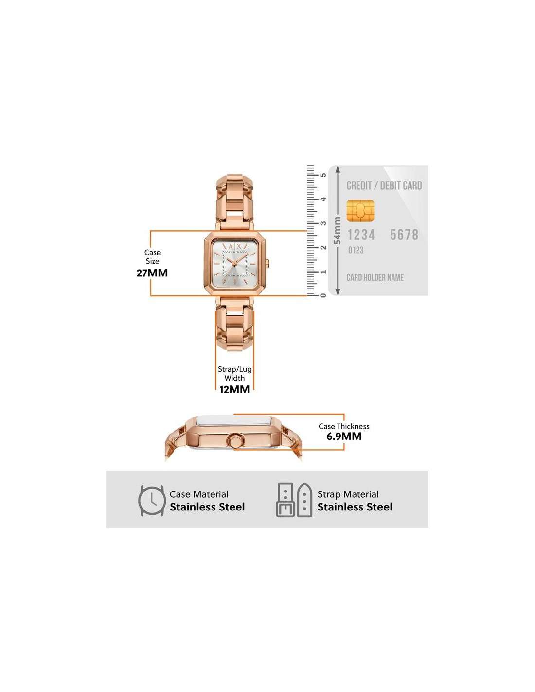 Buy Armani Exchange Armani Exchange AX7167SET Watch in India I Swis...
