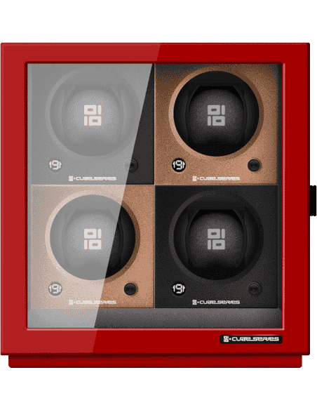 Buy Paul Design 4-head shell red Watch in India I Swiss Time House