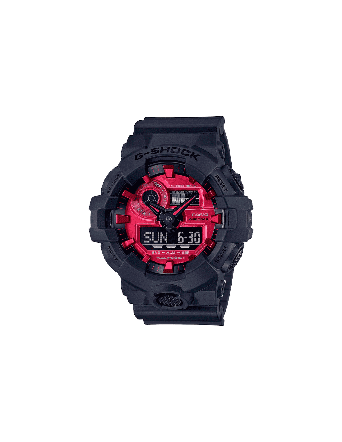 Buy Casio G1001 GA-700AR-1ADR G-Shock Watch in India I Swiss Time H...