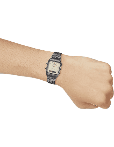 Buy Casio D184 AQ-230GG-9ADF Vintage Watch in India I Swiss Time House