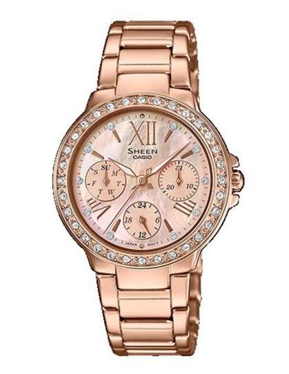Buy Casio SX187 SHE-3052PG-9AUDR Sheen Watch in India I Swiss Time ...