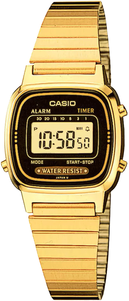 Buy Casio Casio D124 - LA670WGA-1DF Vintage Watch Watch in India I ...