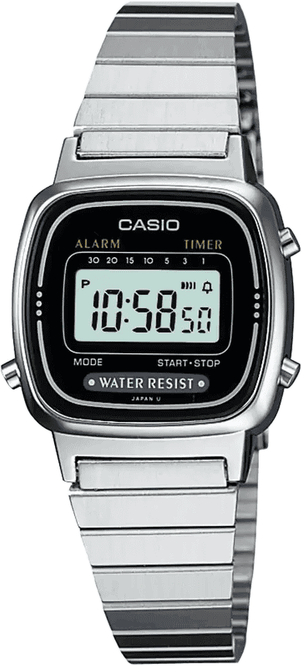 Buy Casio D123 LA670WD-1DF Vintage Watch in India I Swiss Time House