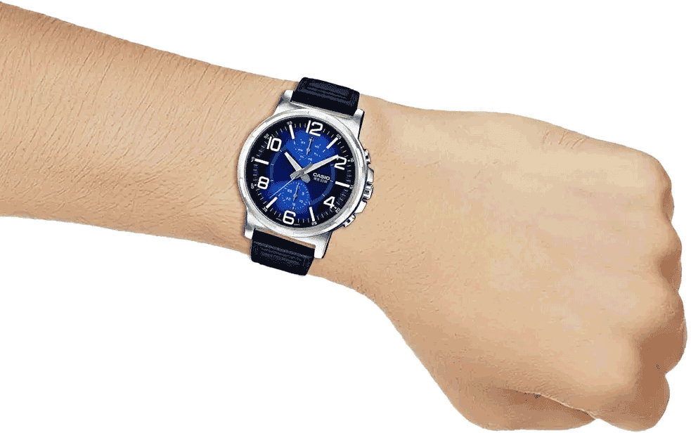 Buy Casio A1214 MTP-E313L-2B1VDF Enticer Men Watch in India I Swiss...