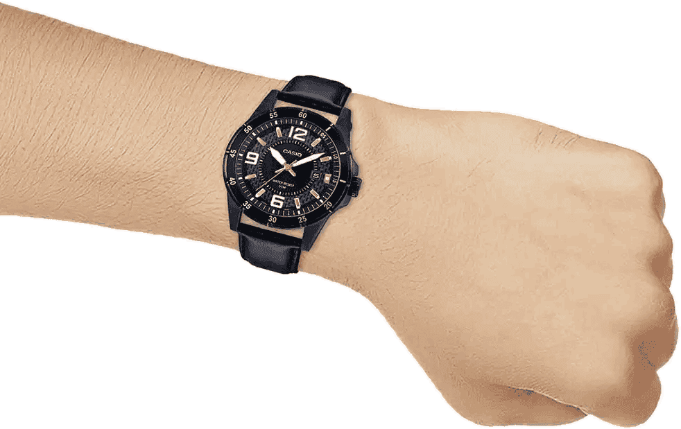 Buy Casio A1638 MTP-1291BL-1A2VDF Enticer Men Watch in India I Swis...