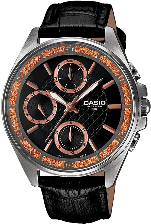 Buy Casio A858 LTP-2086L-1AVDF Enticer Ladies Watch in India I Swis...