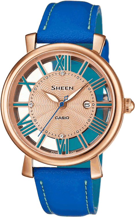 Buy Casio SX169 SHE-4047PGL-2AUDR Sheen Watch in India I Swiss Time...