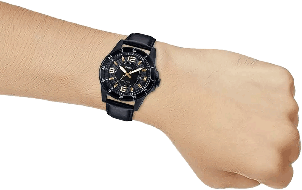 Buy Casio A1637 MTP-1291BL-1A1VDF Enticer Men Watch in India I Swis...