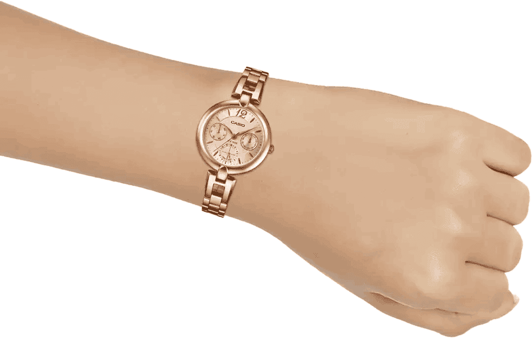 Buy Casio A975 LTP-E401PG-9AVDF Enticer Ladies Watch in India I Swi...