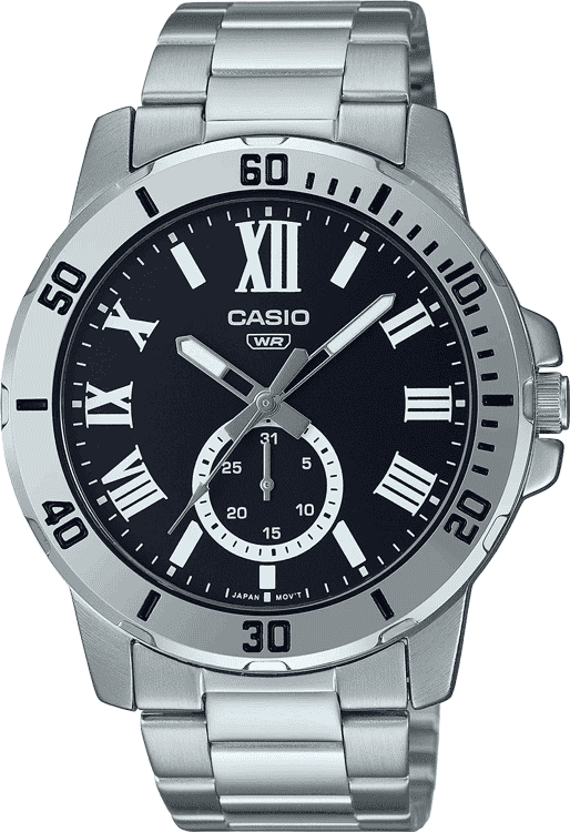 Buy Casio A2067 MTP-VD200D-1BUDF Enticer Men Watch in India I Swiss...