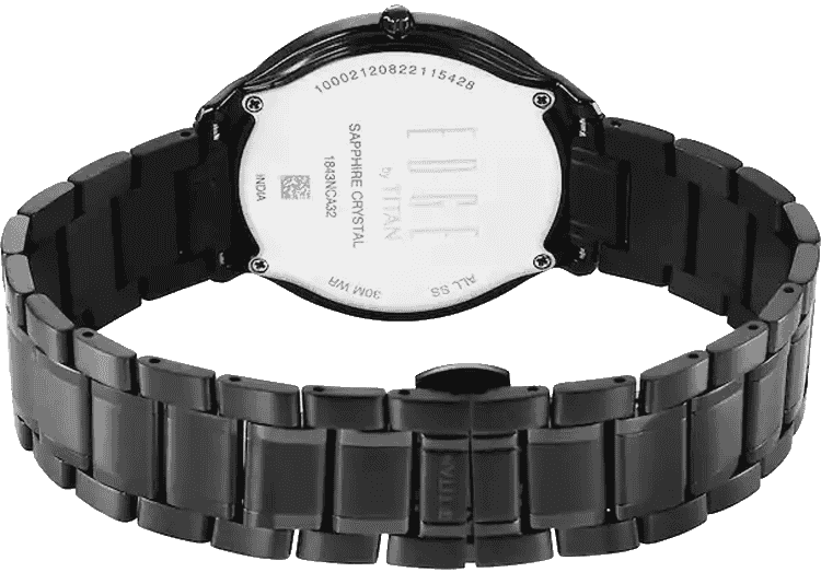 Buy Titan 1843NM03 Watch in India I Swiss Time House