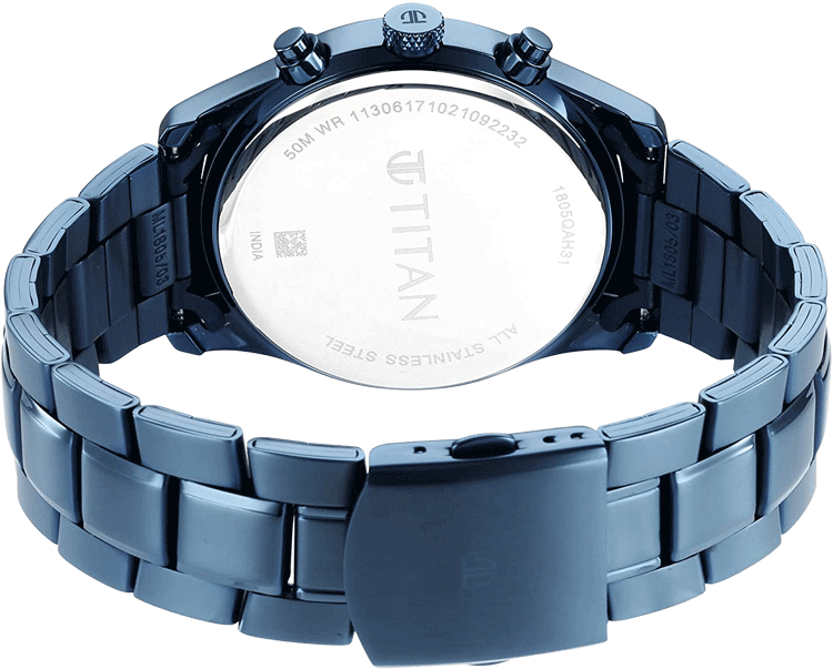 Buy Titan 1805QM01 Watch in India I Swiss Time House