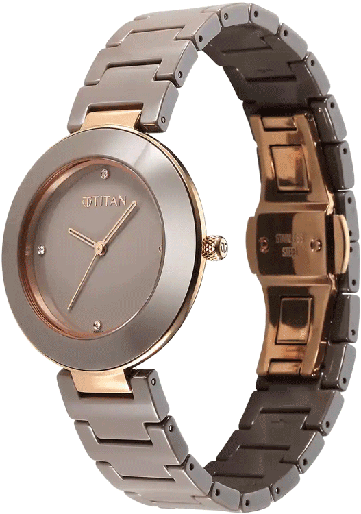 Buy Titan 95189KC07 Watch in India I Swiss Time House