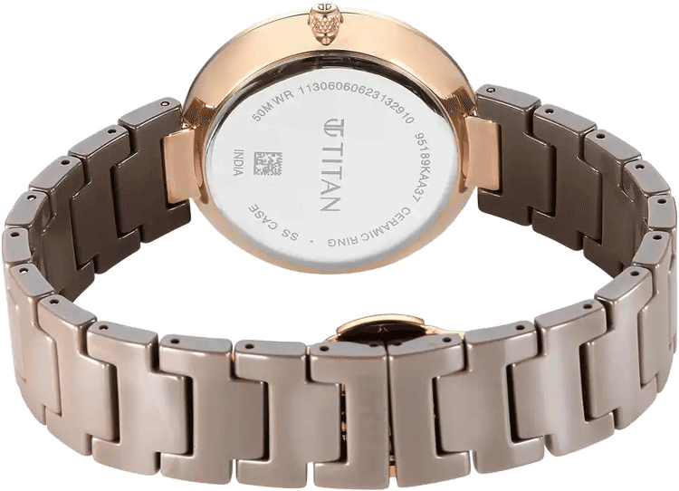Buy Titan 95189KC07 Watch in India I Swiss Time House