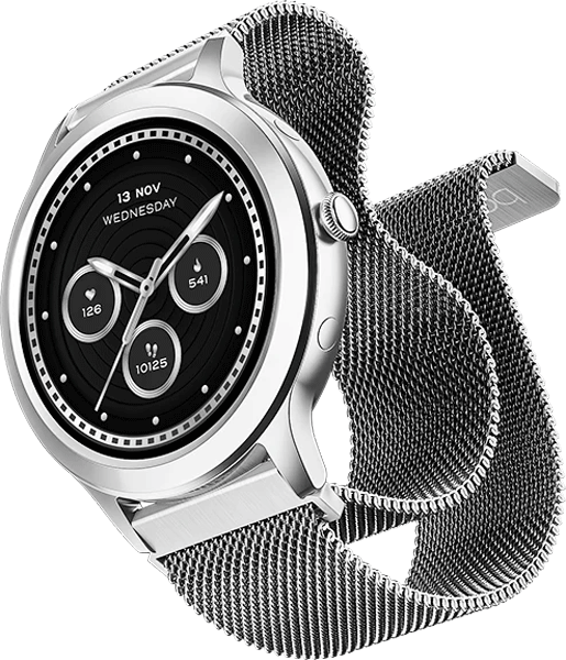 Buy Boat ENIGMA R32 CLASSIC SILVER Watch in India I Swiss Time House