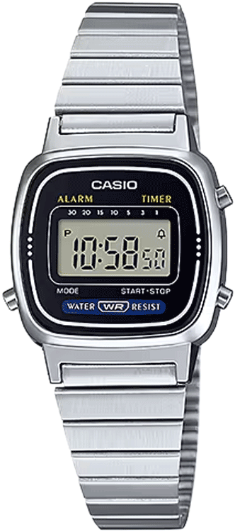 Buy Casio Casio Vintage LA670WA-1DF - D089 Watch in India I Swiss T...