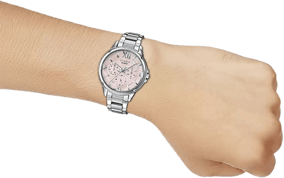 Buy Casio SH198 SHE-3056D-4AUDR Sheen Watch in India I Swiss Time H...