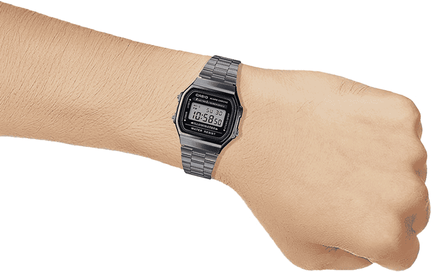 Buy Casio D181 A168WGG-1ADF Vintage Watch in India I Swiss Time House